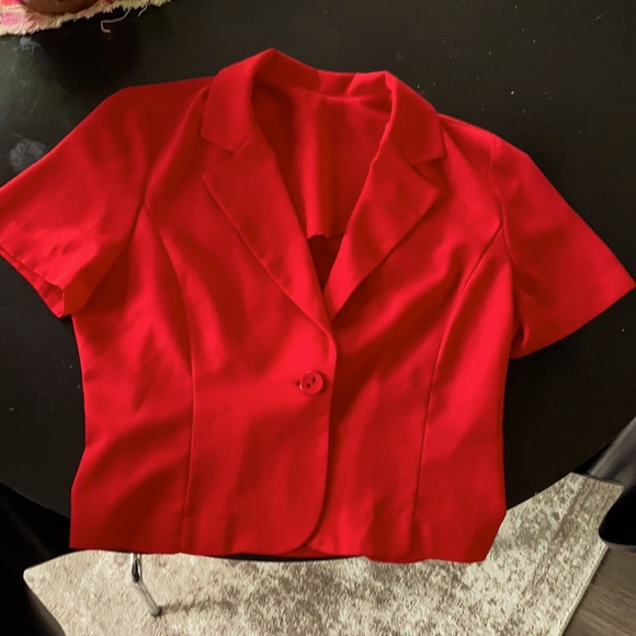 Tops | Vintage Red Top | Poshmark